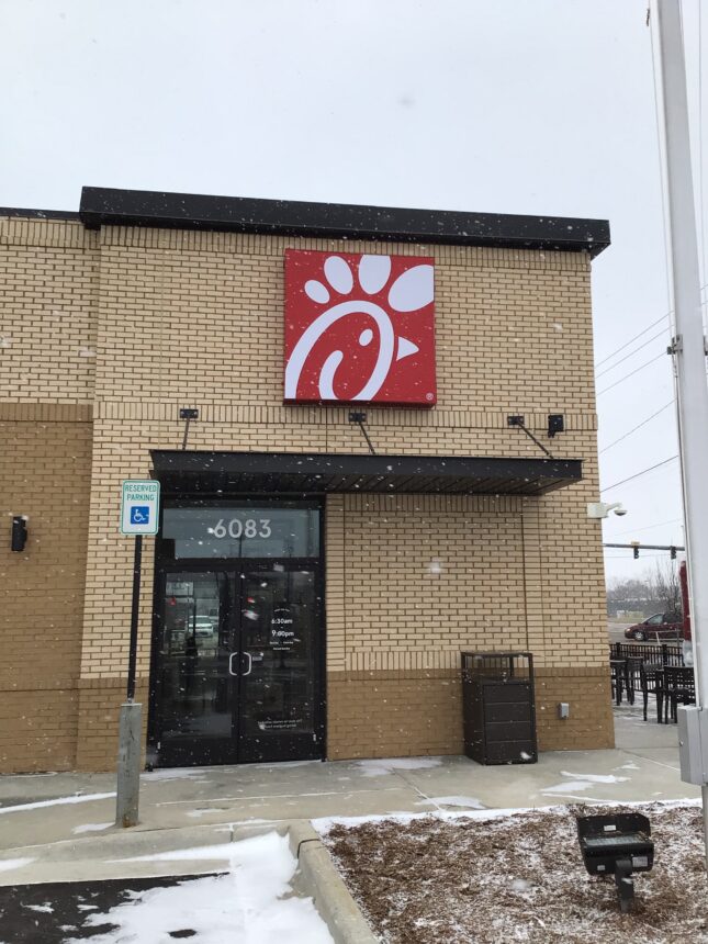 Franchise Restaurant Sign Installation | Chick-Fil-A Sign Installation