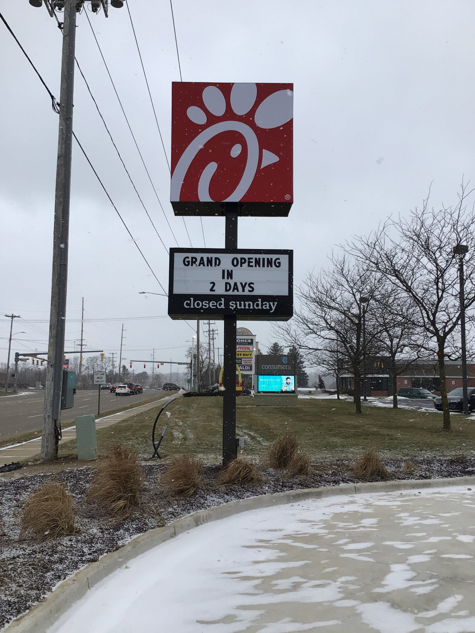 Franchise Restaurant Sign Installation | Chick-Fil-A Sign Installation