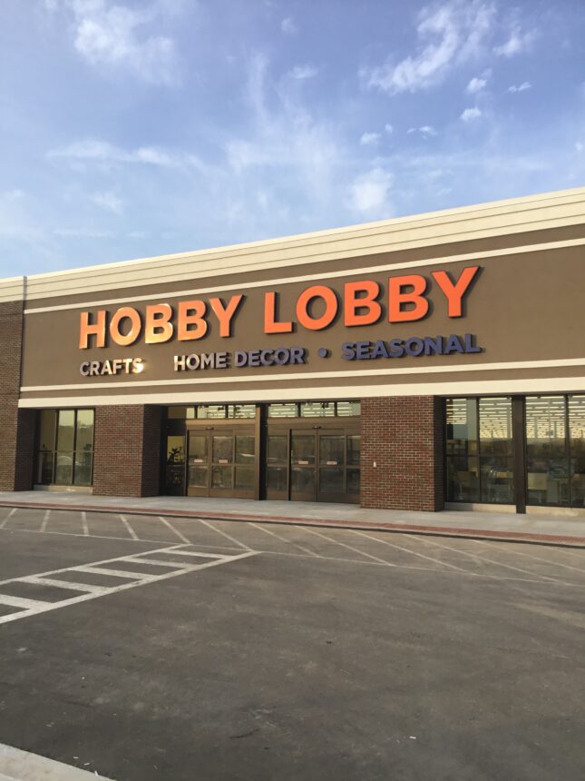 Hobby Lobby Sign Installation | National Retail Store Signage