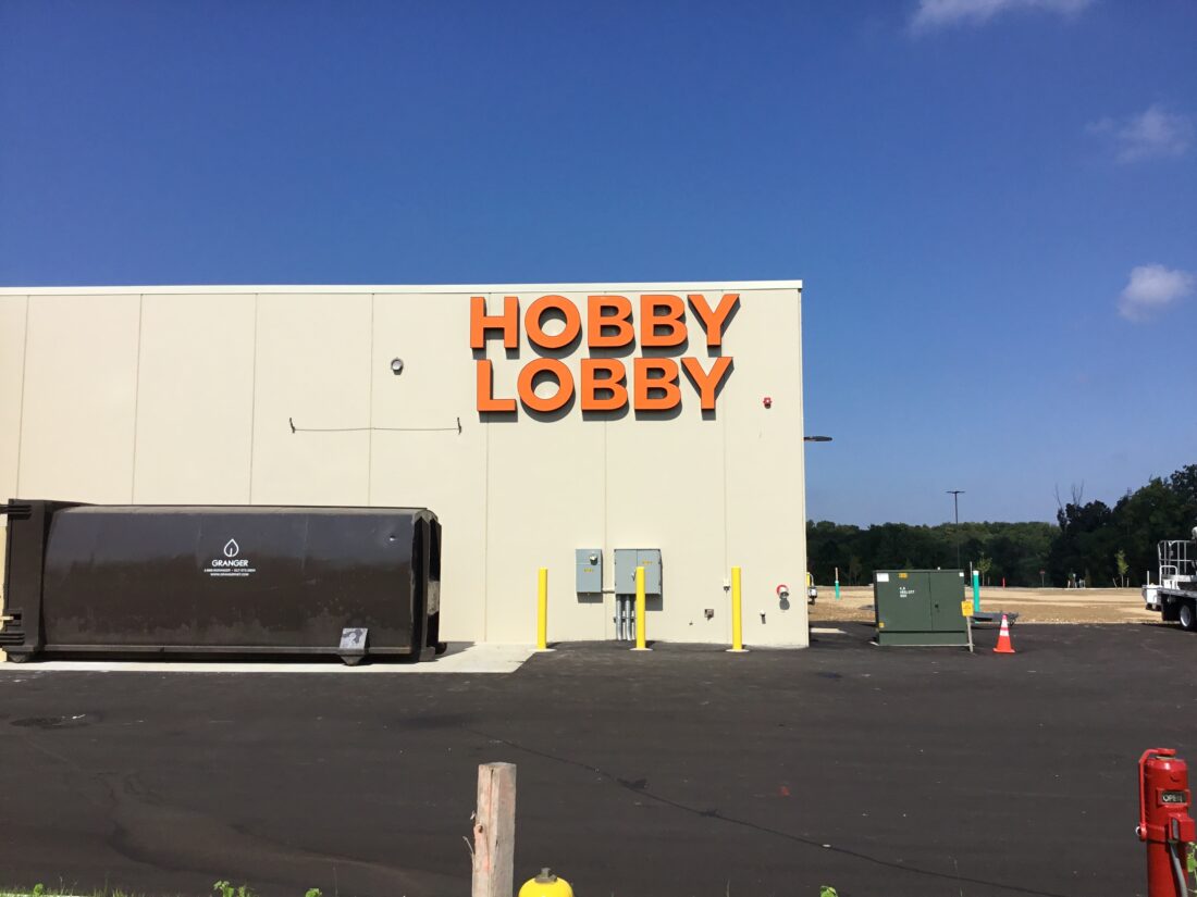 Hobby Lobby Sign Installation | National Retail Store Signage