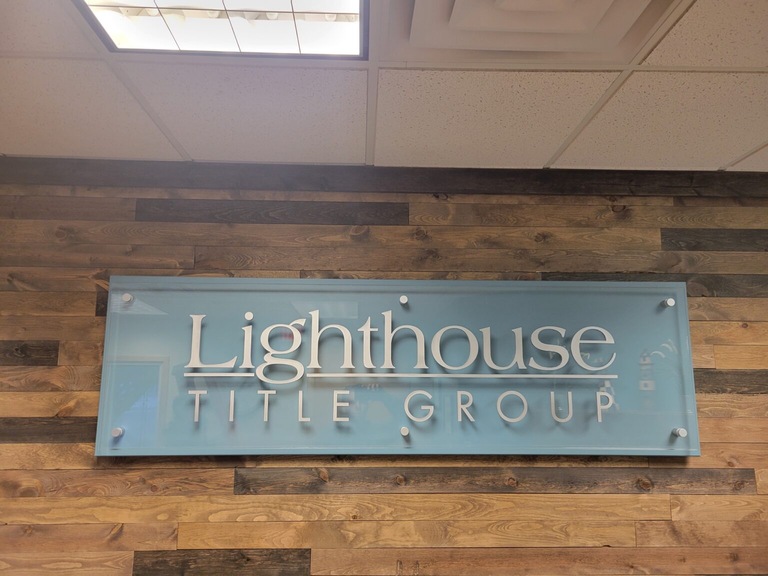 Lighthouse Title Agency | Johnson Sign Company