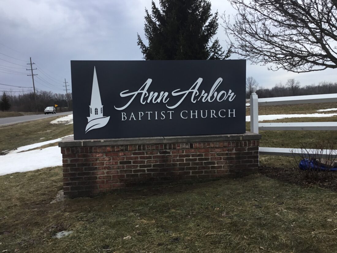 Ann Arbor Baptist Church - Ann Arbor, MI | Johnson Sign Company