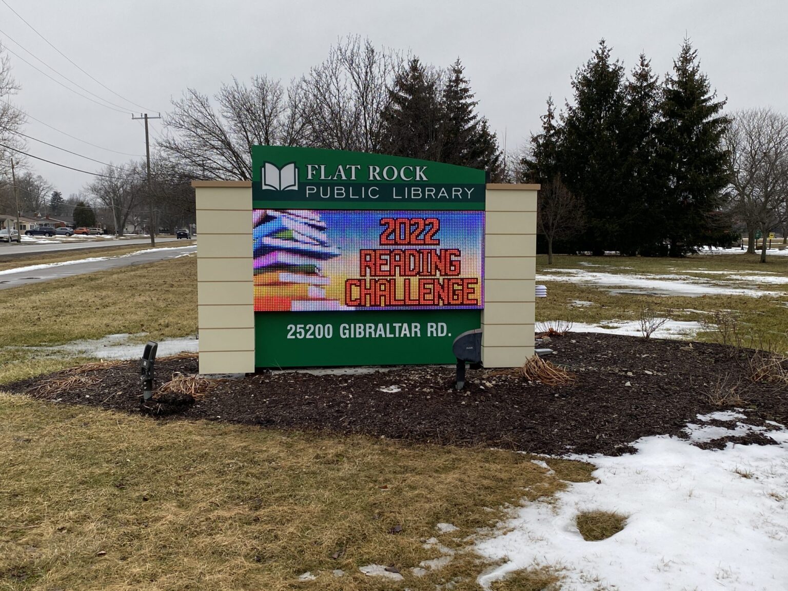 Flat Rock Public Library - Flat Rock, MI | Johnson Sign Company