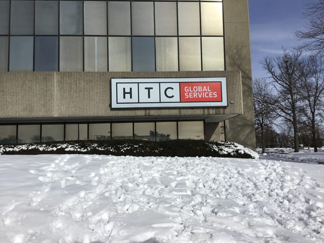 HTC Global Services - Troy, MI | Johnson Sign Company