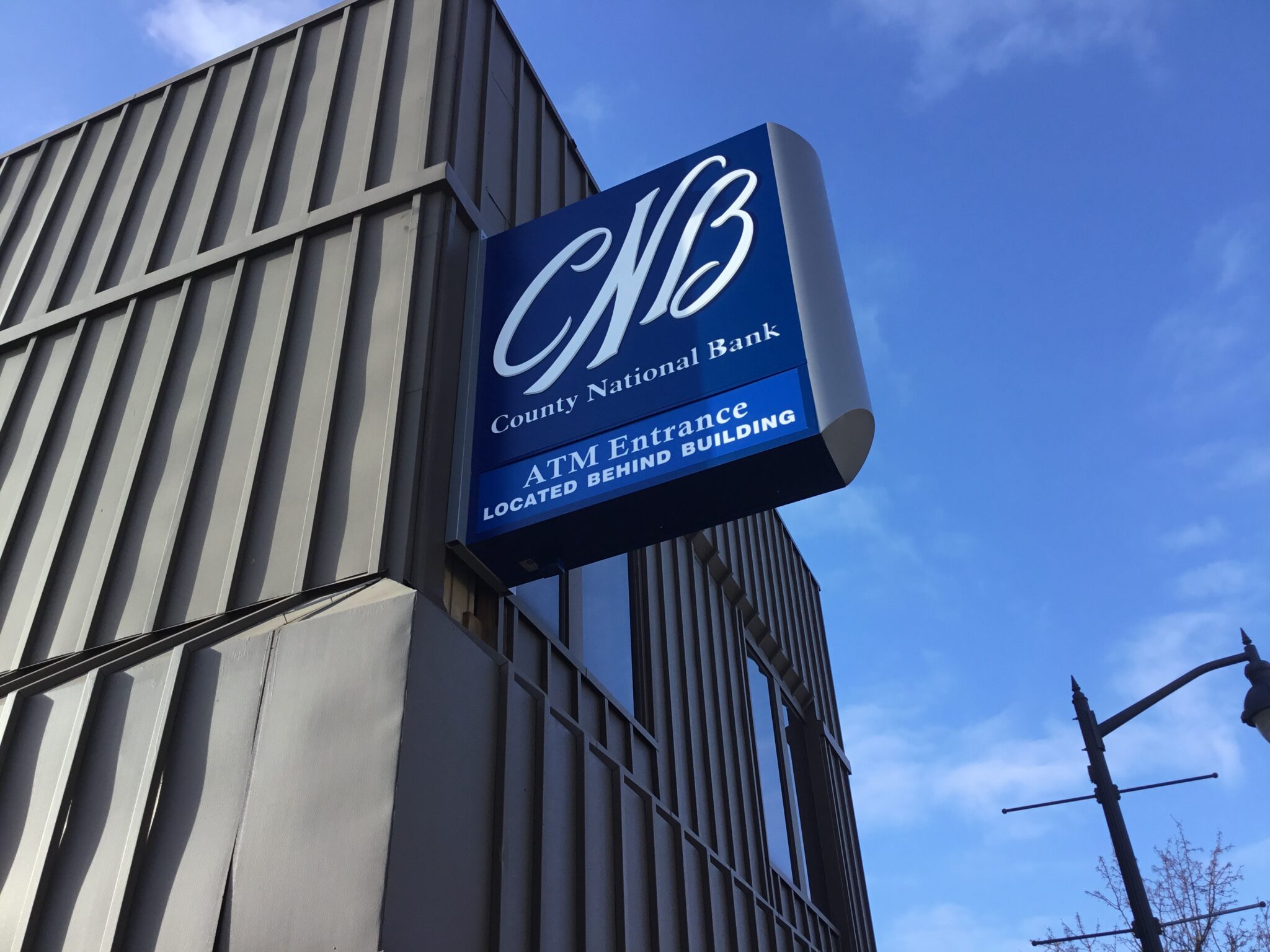 County National Bank | Johnson Sign Company
