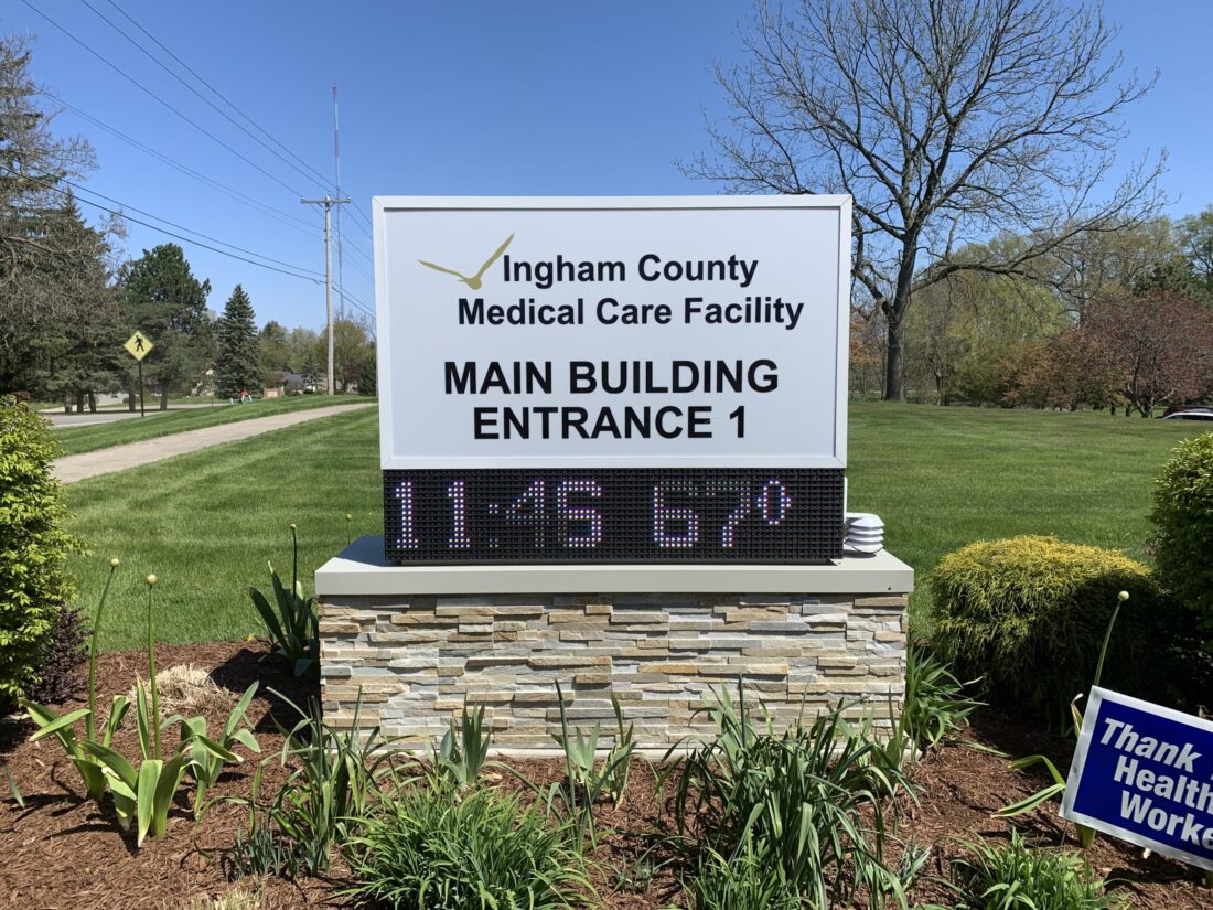 Ingham County Medical Care Facility - Okemos, MI | Johnson Sign Company