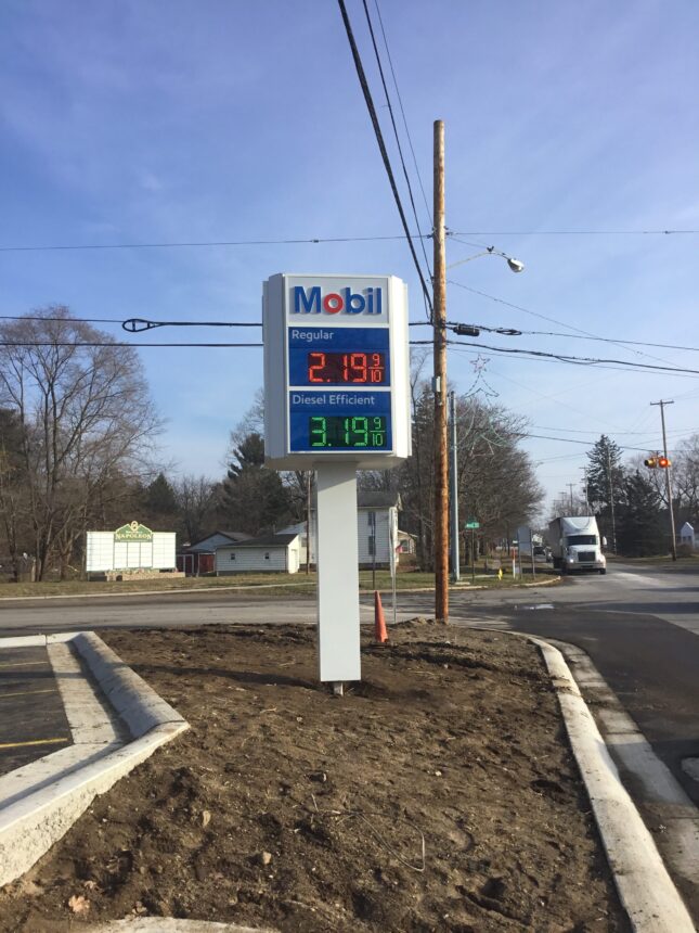 Case Study : Petroleum Station Signage and Electronic Message Center