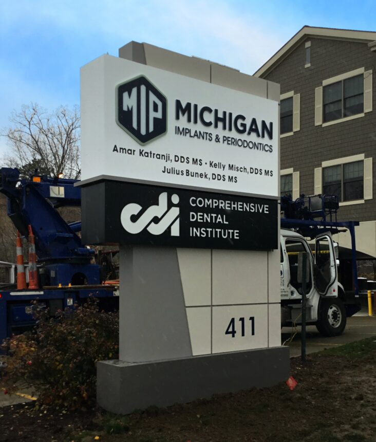 Michigan Implants & Periodontics – Ann Arbor, MI – Johnson Sign Company