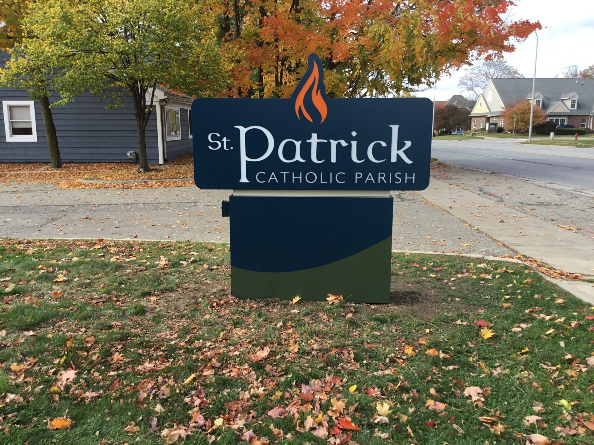 St. Patrick Catholic Parish - Brighton, MI | Johnson Sign Company