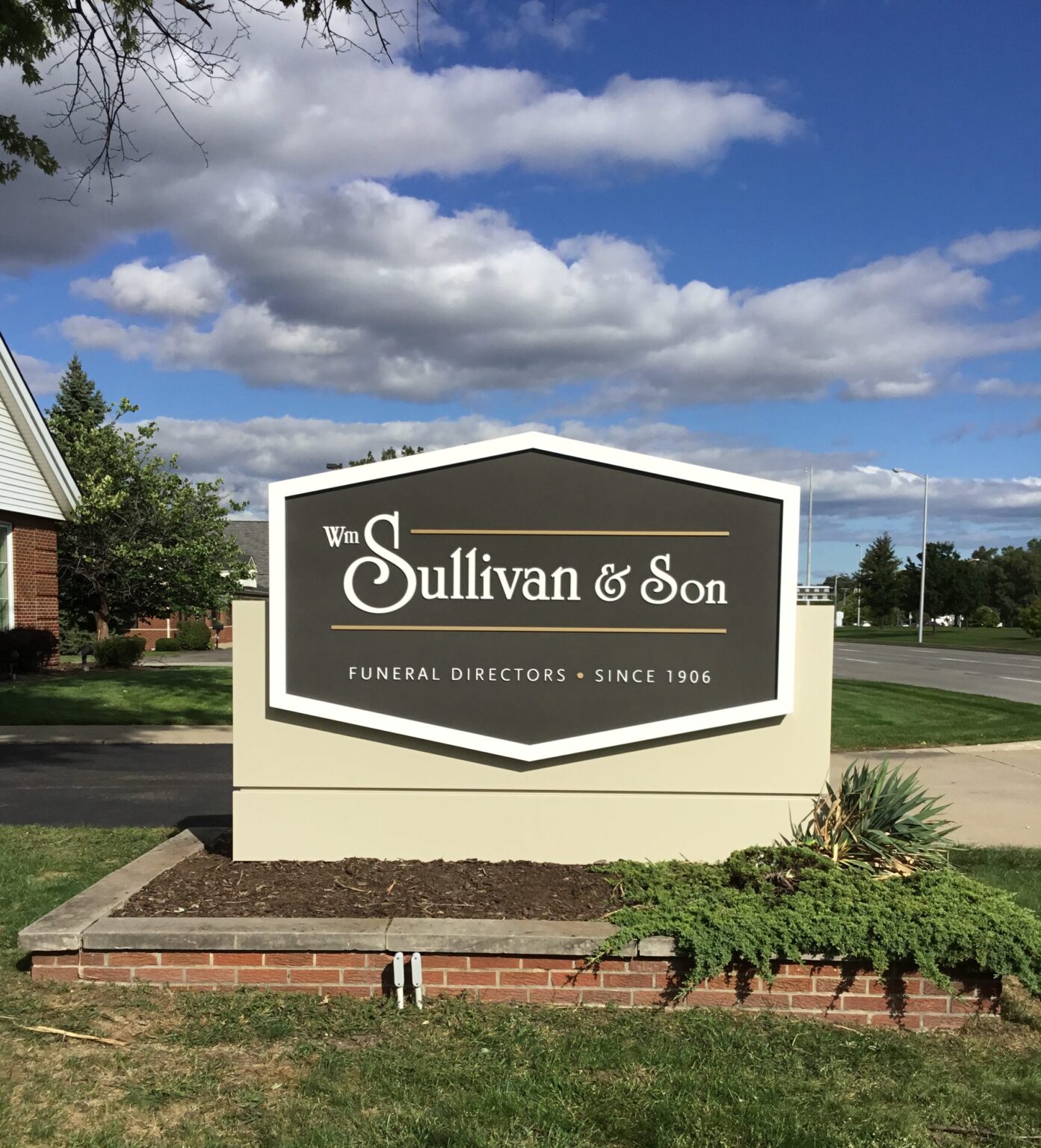 Sullivan & Son Funeral Directors - Utica, MI | Johnson Sign Company
