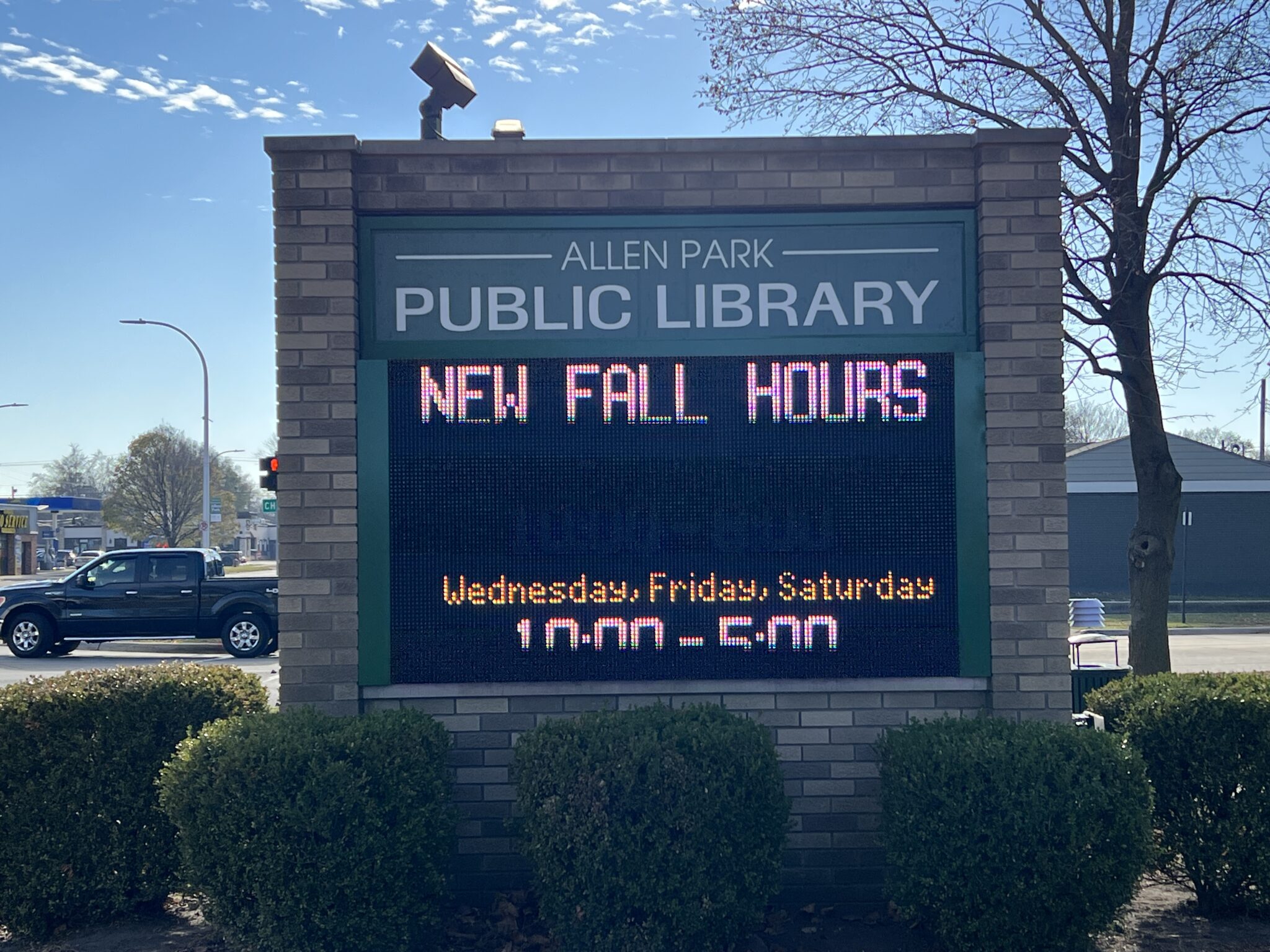 Allen Park Library - Allen Park, MI | Johnson Sign Company