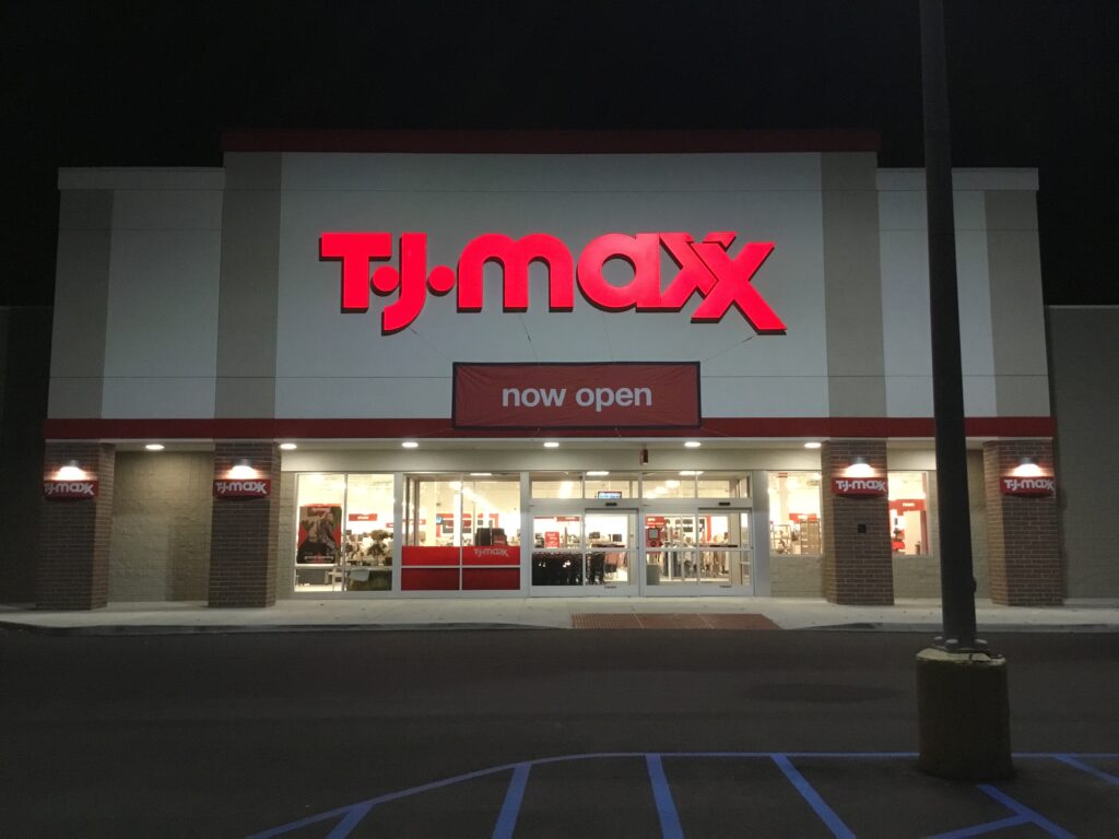 T J Maxx Hastings MI Johnson Sign Company