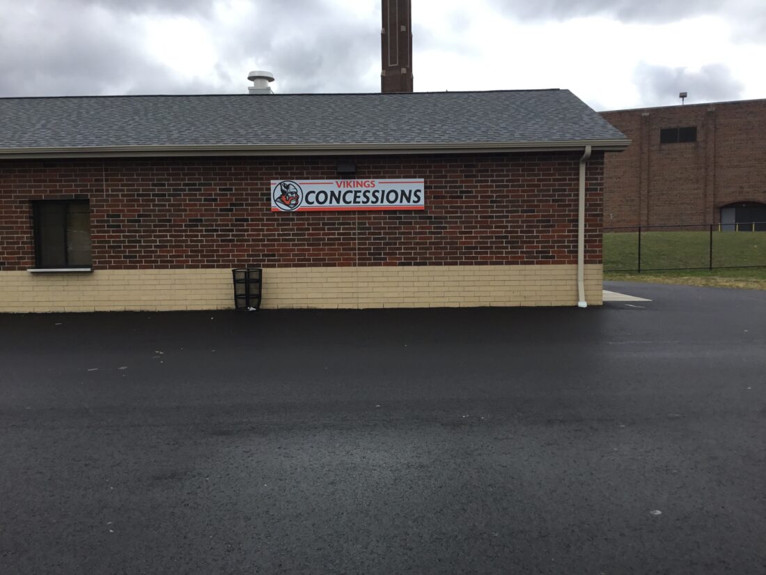 Public School Fieldhouse Custom Signage | Wall Sign, Letters, Vinyl