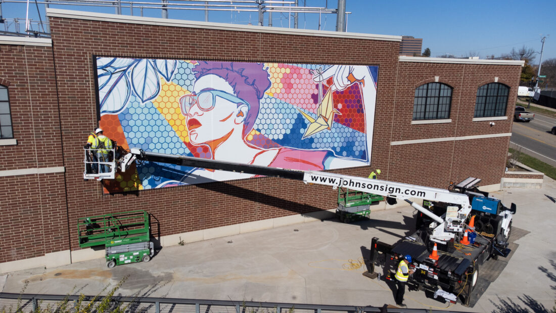 Community Interchangeable Art Installation Case Study | Wall Sign